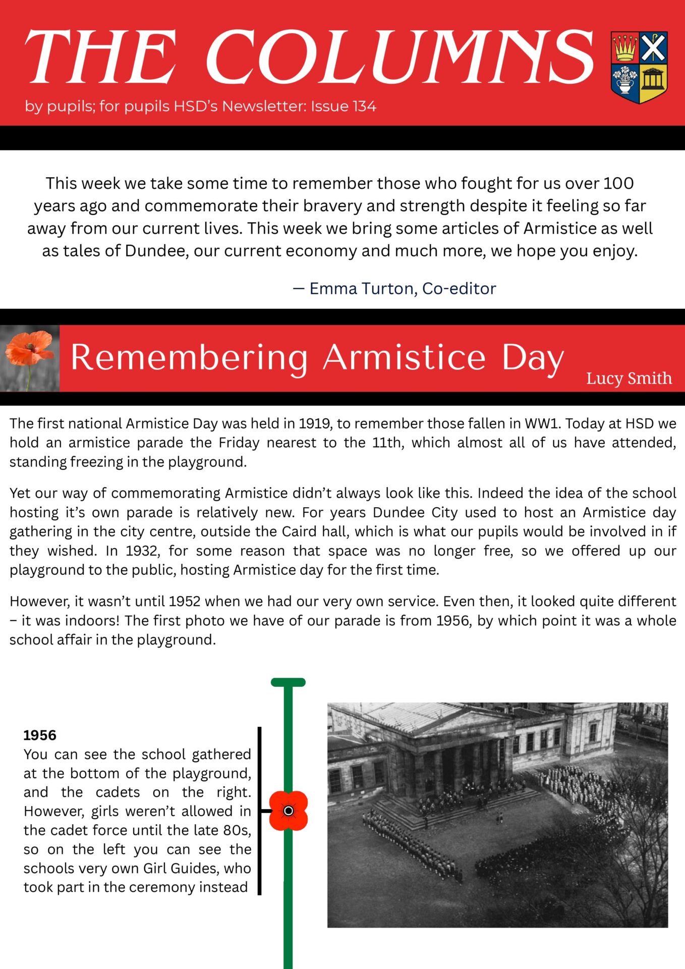 The Columns 7th November 2025 - High School of Dundee