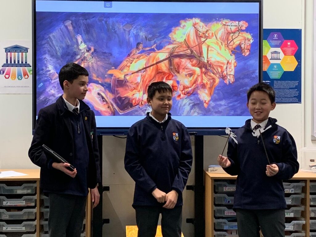 Junior School pupils make mark on Classical Mythology - High School of ...