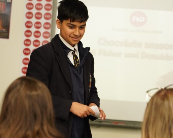 F2 pupils embrace tasty business challenge with Fisher & Donaldson ...